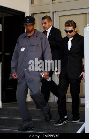 Corey Feldman leaves CNN's Hollywood studios after making an appearance ...
