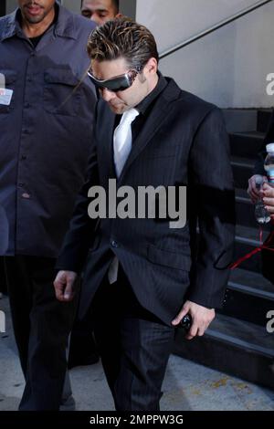 Corey Feldman leaves CNN's Hollywood studios after making an appearance ...