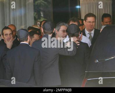 Family and friends gather outside Steeles Memorial Chapel after actor ...
