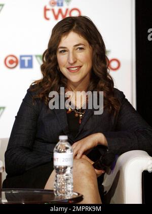 Mayim Bialik at a press conference for CTV Upfront in Toronto, ON. 6/2/11 Stock Photo - Alamy