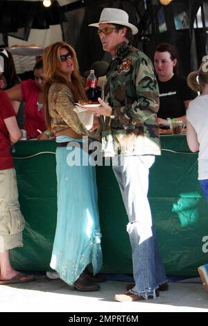 David Hasselhoff and new girlfriend Kim Porter go for pizza at ...