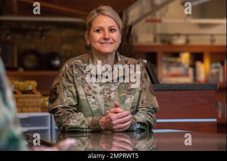 Lt. Gen. Caroline Miller and Chief Master Sgt. Thomas E. Temple ...