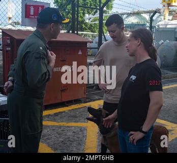 Rear Adm. Mark Melson, commander, Logistics Group Western Pacific/Task ...
