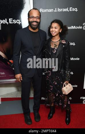 Actor Jeffrey Wright and daughter Juno Wright attend a special ...