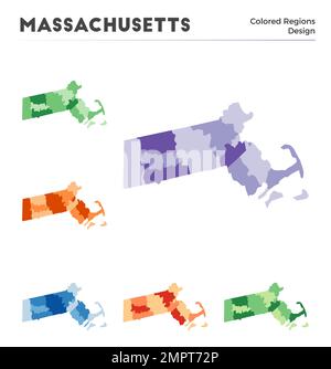 Massachusetts map. Borders of Massachusetts for your infographic ...