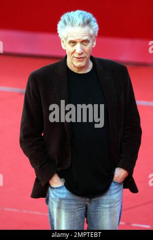 Actor David Cronenberg walks the red carpet at the Rome Film Festival ...