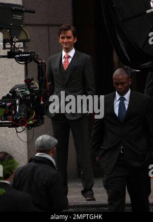 EXCLUSIVE!! Actor David Tennant films scenes for his new movie "Rex Is ...