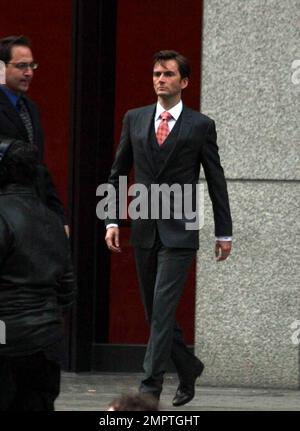 EXCLUSIVE!! Actor David Tennant films scenes for his new movie "Rex Is ...