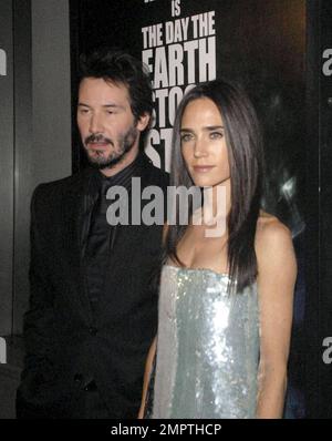 Keanu Reeves and Jennifer Connelly attend the world premiere of "The ...