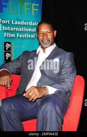 Actor Dennis Haysbert receives a Career Achievement Award during the ...