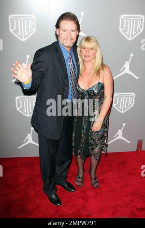 Wade Boggs and Wife arriving for the Jordan Celebrates Derek Jeter ...
