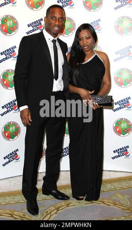 Didier Drogba and wife attend the Didier Drogba Foundation Benefit at ...
