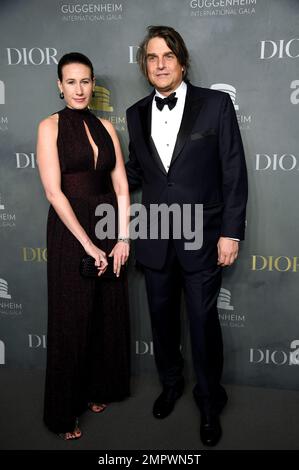 Jamie Singer, left, and Robert Soros attend the 2017 Guggenheim ...