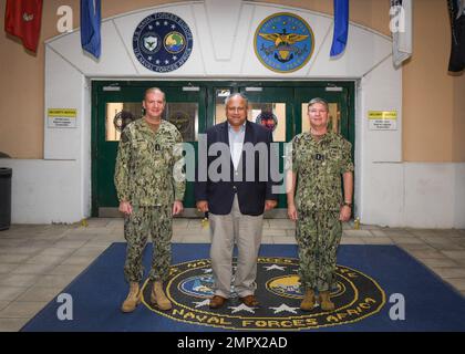 Adm. Stuart Munsch, left, Commander, U.S. Naval Forces Europe/Africa ...