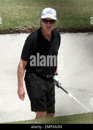 EXCLUSIVE!! Michael Douglas plays a round of golf with Pat Riley and a ...