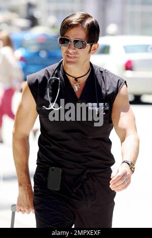 Plastic surgeon Dr. Robert Rey goes to his office in Beverly Hills ...