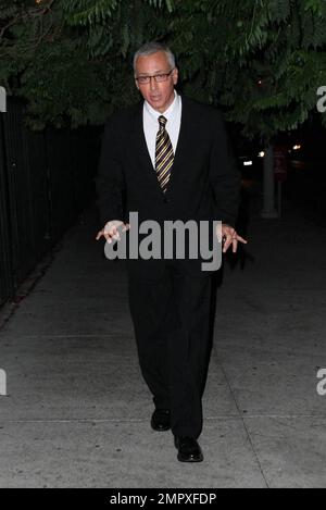 Dr Drew Pinski attends the memorial for DJ AM at the Palladium in ...