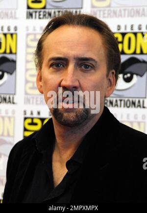 Nicolas Cage promoting "Drive Angry" at Comic-Con in San Diego, CA. 7 ...