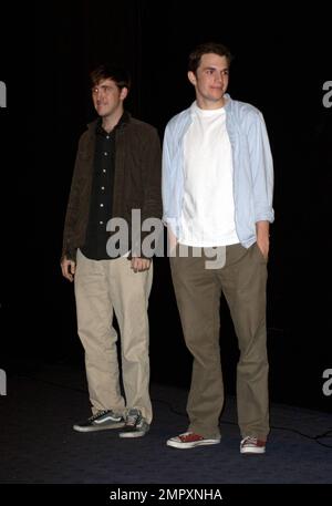 Brian McElhaney and Nick Kocher (of BriTANicK) at the LA premiere of ...