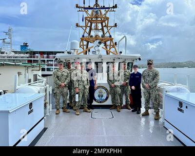 Lt. Patrick Dreiss, commanding officer of the USCGC Frederick Hatch ...