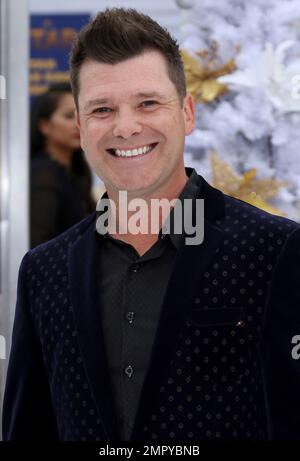 Producer Aaron Pearce arrives at the LA Premiere of "The Star" at The ...