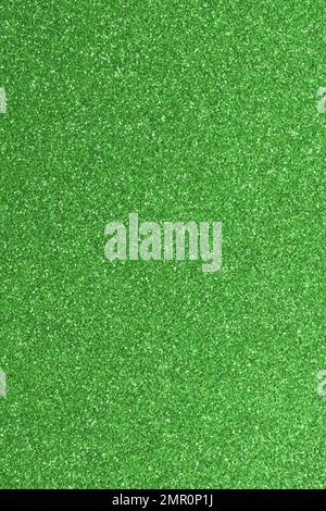 Green shimmering glittered background with lights and reflections Stock ...