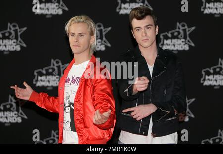 Dorian Lauduique and Cesar de Rummel from band Ofenbach attend the 24th ...