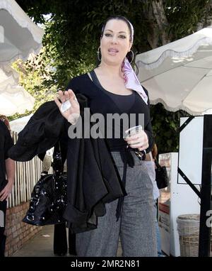 Professional wrestler-turned-actress, Chyna, has lunch at The Ivy in ...
