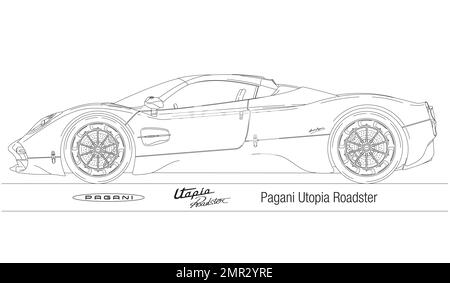 Pagani Coloring Pages