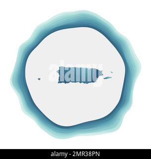 Puerto Rico map flag and text illustration, on world map Stock Vector Image & Art - Alamy