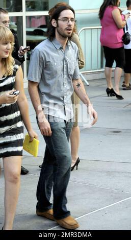 Martin Starr at the Funny People premiere at the Arclight Theater in ...