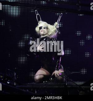 EXCLUSIVE!! Lady Gaga performs the first of two New Years Eve shows at ...