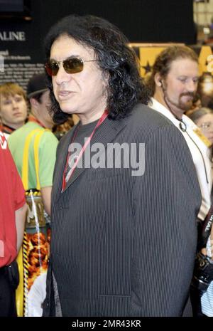 Rocker Gene Simmons and a friend visit Comic-Con San Diego 2009. 7/24 ...