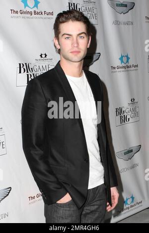 Chace Crawford at the 2nd Annual Big Game Big Give VIP event hosted by ...