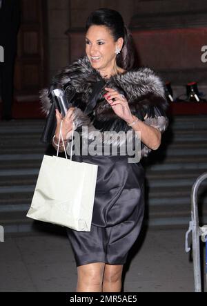 Gail Ronson leaves the Victoria & Albert Museum after a private viewing ...