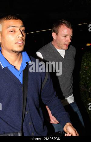Guy Ritchie arrives at LAX after a flight from London. Madonna's ex was ...