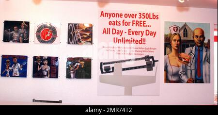 EXCLUSIVE!! This is the famous Heart Attack Grill, a hospital themed ...