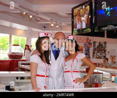 EXCLUSIVE!! This is the famous Heart Attack Grill, a hospital themed ...