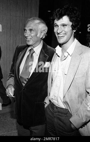 Robert Alda and son Anthony at the Shubert Theater for the Actors ...