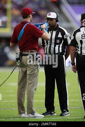 Referee Ron Torbert (62) looks on before an NFL football game between ...