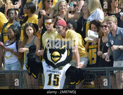 Georgia College & State University campus map signage and the Ina ...