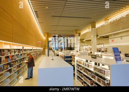Brooklyn Heights Library at Cadman Plaza West in downtown Brooklyn NYC ...