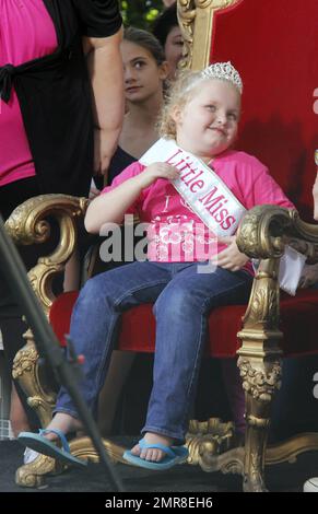 Honey Boo Boo (aka Alana Thompson), star of the TLC reality show "Here ...