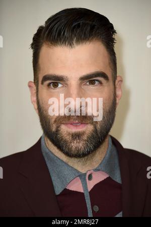 Zachary Quinto arrives at the 15th annual Hammer Museum Gala in the ...