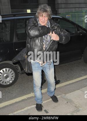 EXCLUSIVE!! Former drug smuggler Howard Marks (aka Mr. Nice) arrives at ...