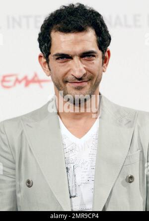 Amr Waked at the photo call for "Il Padre e Lo Straniero" during the ...