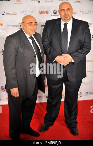 Producer Talal Awamleh and Founder of Arab Telemedia Adnan Awamleh ...