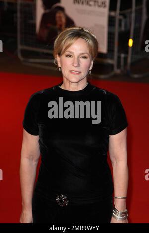 Penny Downie at the premiere of "Invictus" at Leicester Square in ...