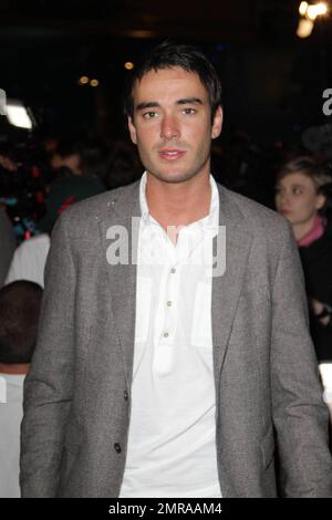 Jack Tweed walks the red carpet at the premiere of "Jackass 3D" held at ...