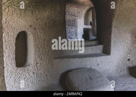 Ancient, traditional forms of underground architecture, interior spaces ...